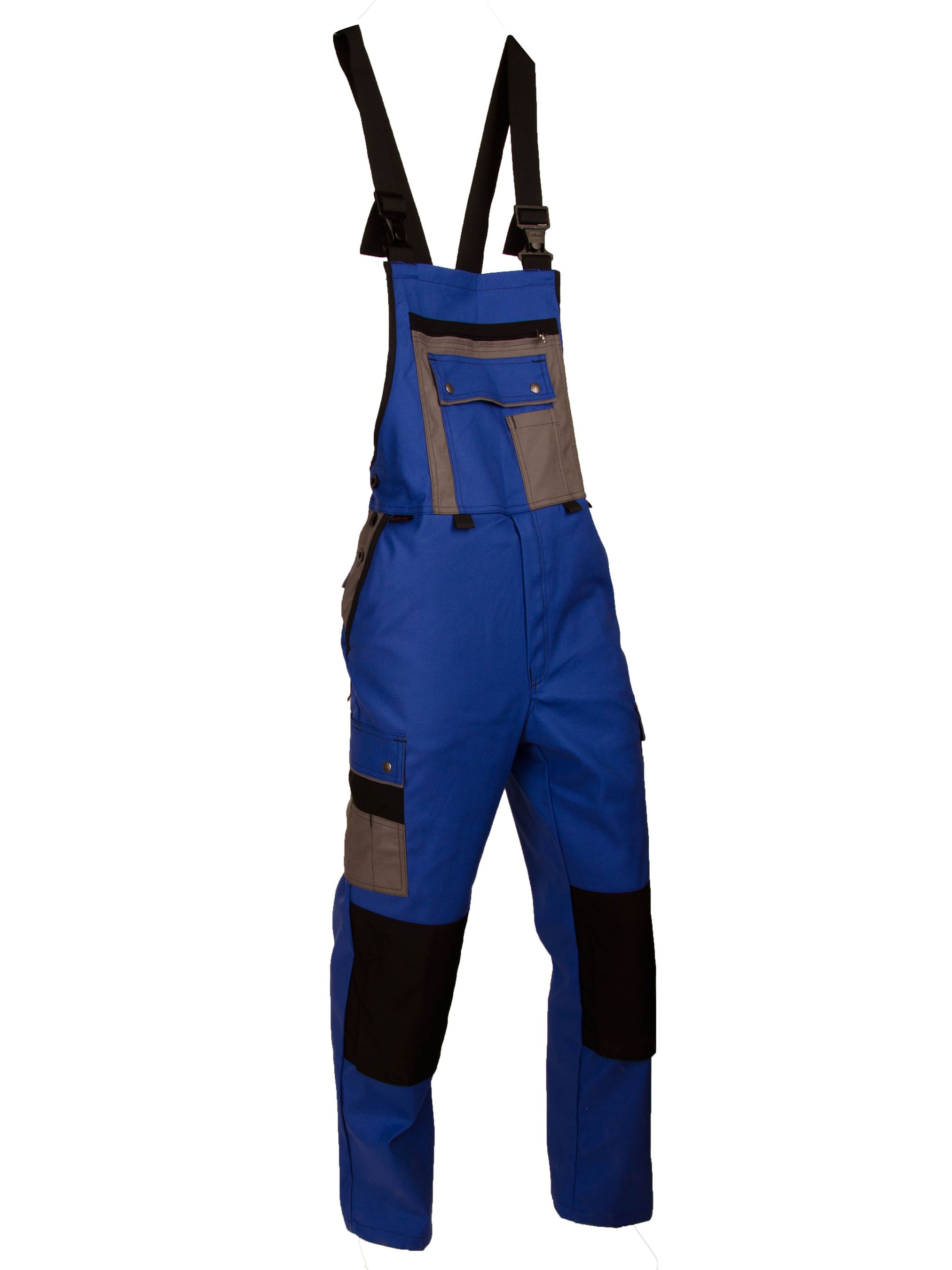 Latzhose Powerline Diamantstretch royalblau - Spilag AG